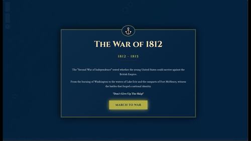 The War of 1812: Interactive 3D Map & Timeline | Digital US History ...