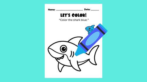 Sea Animals Coloring Pages for Kids | Preschool & Kindergarten ...