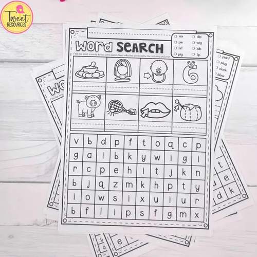 Phonics Word Search Differentiated Puzzles ~ Now Includes Google ...