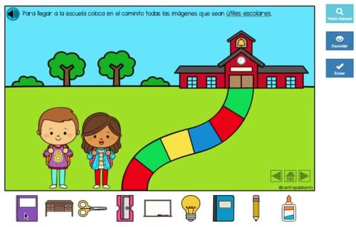 BOOM CARDS De Vuelta a la Escuela - Ejercicios para la Terapia de Lenguaje