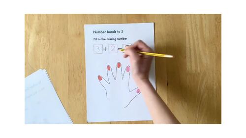 Number Bonds to 5 Activities Bundle PreK K by LEO LESSONS | TPT