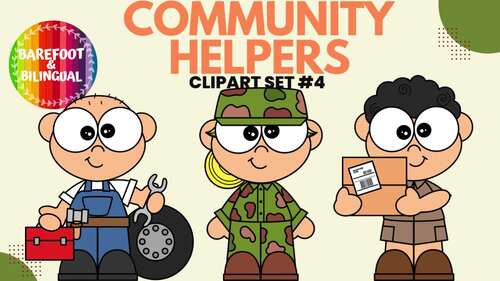 Community Helpers Clipart Set 4 of 4 | Social Studies Clipart | Career Day