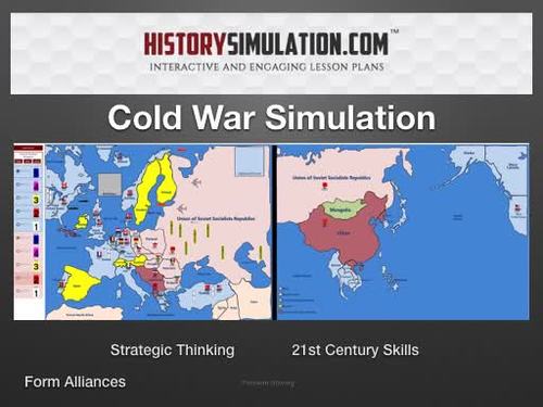 Cold War Simulation Online 1 Year Subscription by The History Innovator