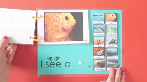 Ocean Faces Interactive Book and Sentence Formulation, Speech Therapy ...