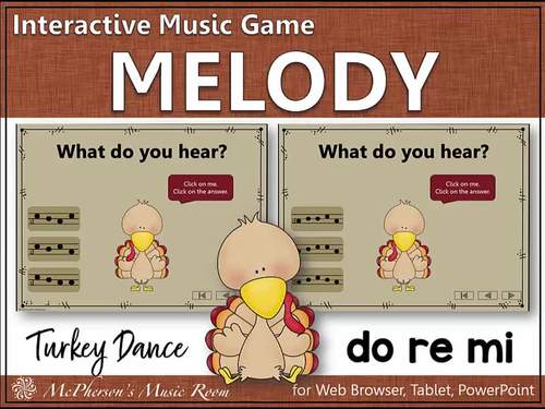 Solfege Thanksgiving Music Activity Elementary Music Game Do Re Mi ...