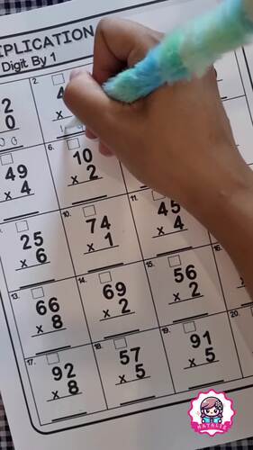Master Multiplication Skills: Engaging 2 Digit by 1 Practice Worksheets ...