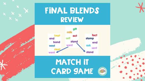 Final Blends Review Game by Celebrating Neurodiversity | TPT
