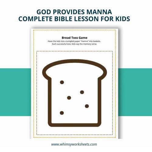 Manna from Heaven Bible Lesson | Exodus 16:1–30 | 50-Page Activity Book