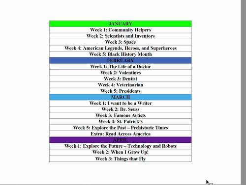 Full Year Preschool and Pre-K Curriculum by Admin 4 You | TPT