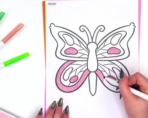 Spring Writing Craft | Butterfly Writing Craft Activity | April Writing ...
