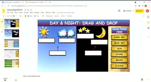 Day & Night Unit Bundle: Presentation | Drag and Drop | Puzzles | Worksheets