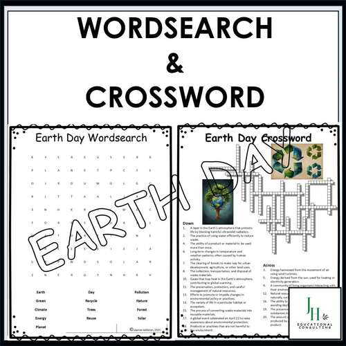 Earth Day Activities | Puzzles | Upper Elementary | Middle School