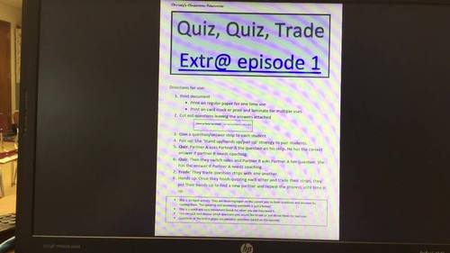 Quiz, quiz, trade Extr@ en español Episode 1 (Spanish Extra en español)