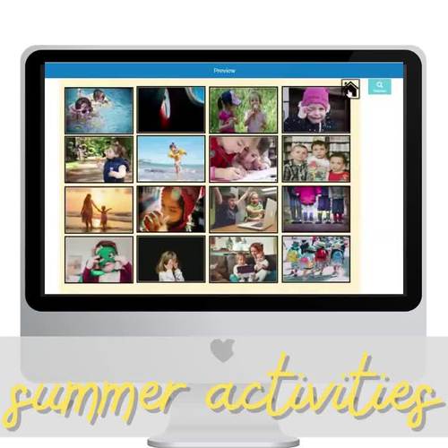 Summer Themed WH Questions with Real Pictures Boom Cards™ by The Viral ...