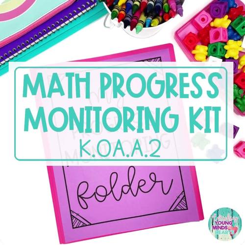 Tier II Math Intervention Progress Monitoring Kit for Kinder Tier 2 K ...