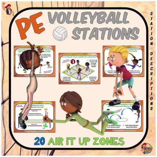 PE Stations - 20 Fun Volleyball Activities & Games for Prime Skill ...