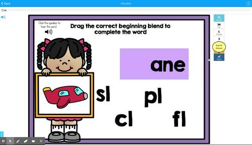 Beginning Blends L Blends Boom Cards by Krafty in Kinder | TPT