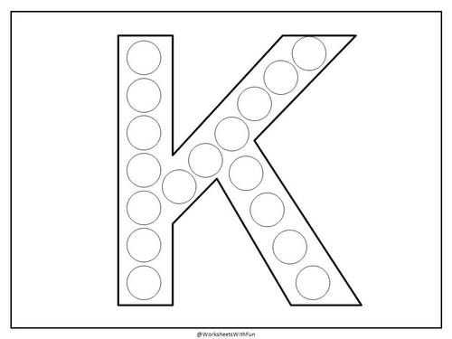 Preschool Worksheets, Alphabet & Numbers Do a Dot Printable, Bingo ...