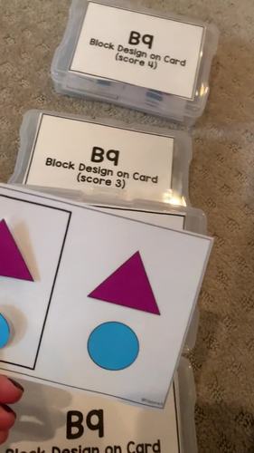 Block Design Task Cards [ABLLS-R Aligned B9] by The Autism Helper