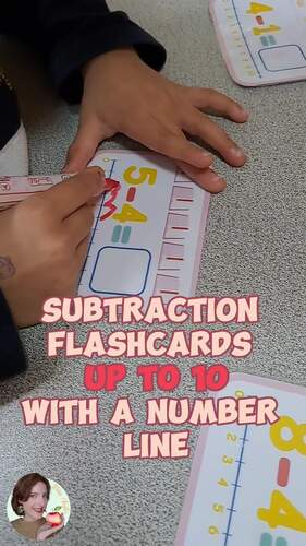 Subtraction Flashcards Up to 10/Numeracy Corner/Number Line | TPT