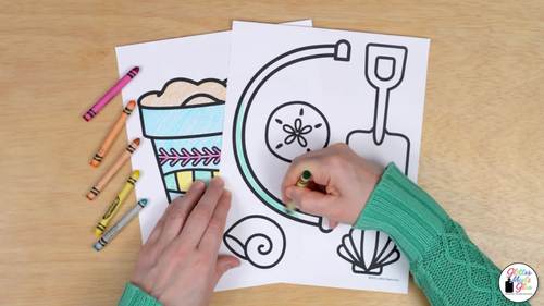 Beach Bucket Craft, No Prep Summer Sand Bucket List Writing Activity ...