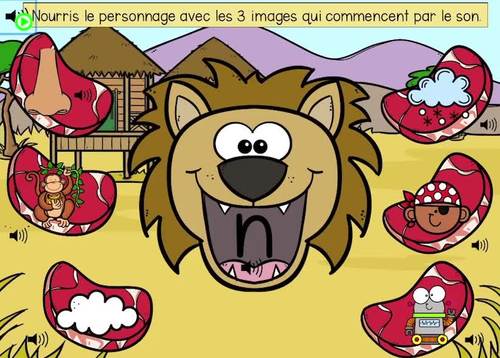 BOOM CARDS - Les sons B et N - 1re année - Conscience phonologique