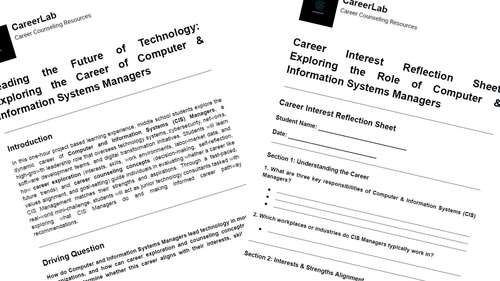 Career Exploration Project | CISM | Career Day & School Counseling ...