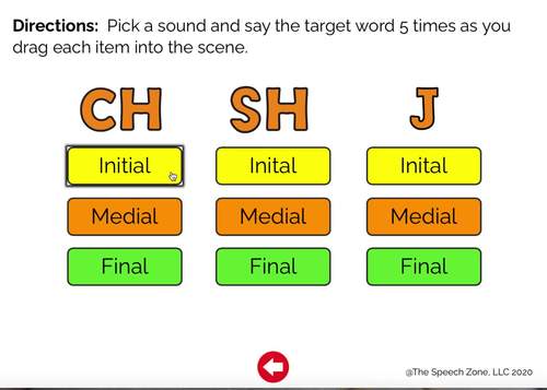CH, SH and J Interactive Artic Scenes Digital Boom Cards by The Speech Zone