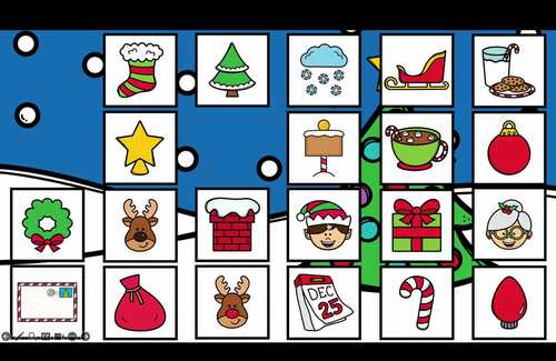 CACHE-CACHE Christmas/Noël French Vocabulary Digital Game - Interactive ...