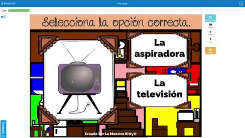Spanish Household Appliances Vocabulary & Definite Articles Boom Cards™