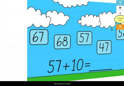 Ten More, Ten Less Boom Cards 1.NBT.C.5 Add and Subtract 10 | TpT