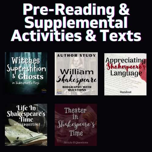 Macbeth Complete Teaching Unit | No-Prep Lessons, Activities, & Assessments