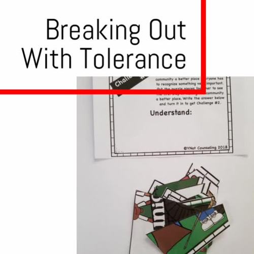 Escape Room - Breaking Out With Tolerance by YNot Counseling | TpT
