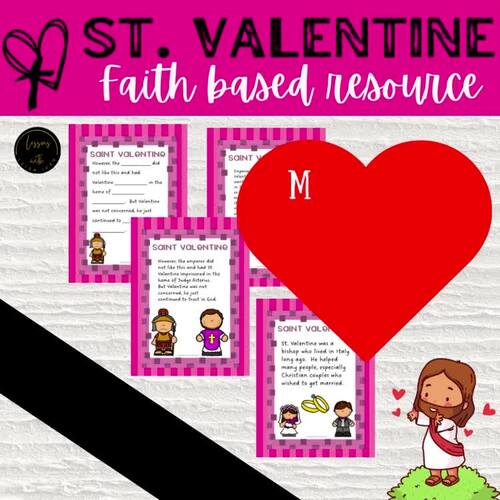 St. Valentine's Day NO PREP Workbook (Catholic Religious Worksheets)