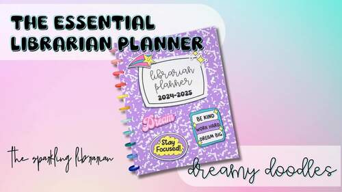 Essential Librarian Planner | Librarian Binders | Print + Digital Copy