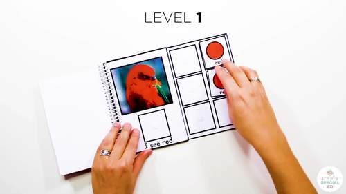 Colors Adapted Books | Real Pictures (3 Levels) by Simply Special Ed