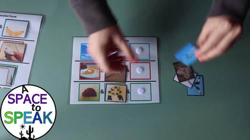 Match Associated Pictures Autism Speech Therapy by A Space to Speak