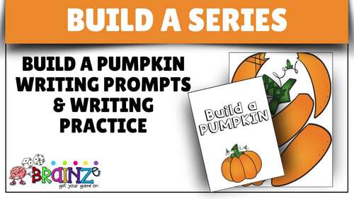 Build a Pumpkin Craft | Thanksgiving Cut and Paste & Writing Activity