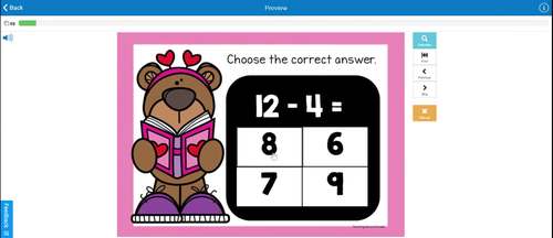 Valentine's Day Boom Cards™ Subtraction Facts Set 1 by Teaching Second ...