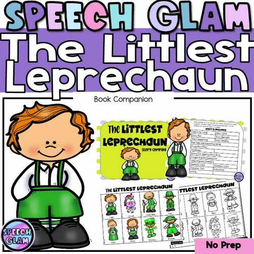 The Littlest Leprechaun Book Companion by Speech Glam Resources