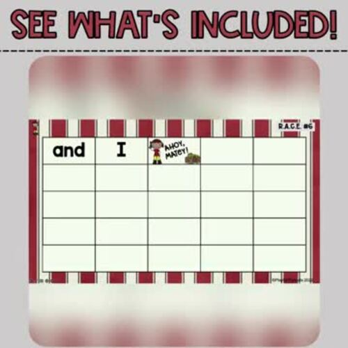 High Frequency Word R.A.C.E. | Kindergarten Pirate Theme | IMSE OG+ Aligned