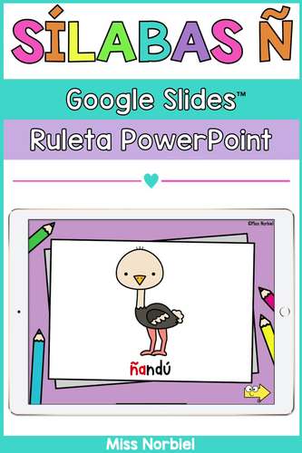 Sílabas con Ñ | ña ñe ñi ño ñu | Google Classroom™ | Spanish Syllables ...