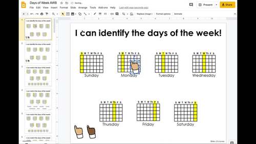 Days of the Week Adapted Work Binder® | Distance Learning by Mrs Ds Corner