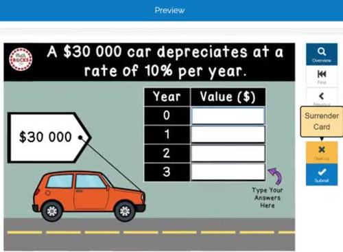Depreciation On Goods Financial Literacy Digital Boom Cards™ | Table ...