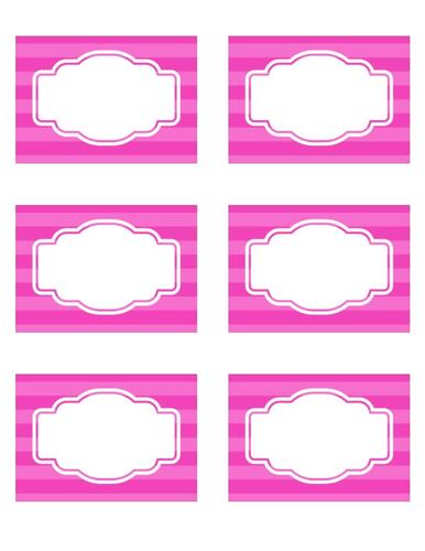 Editable Horizontal Stripes Student Name Tags Labels Desks by Mary ...