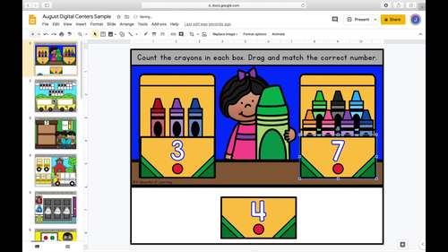 Digital Back to School Centers- Kindergarten Math & Literacy | Distance ...