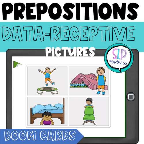 Speech Therapy Data Collection l Language Evaluation Prepositions Boom ...