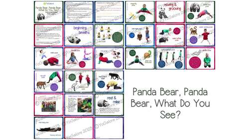 Preschool Activities for Animal Themes: Yoga & Movement Pose Cards (20 ...