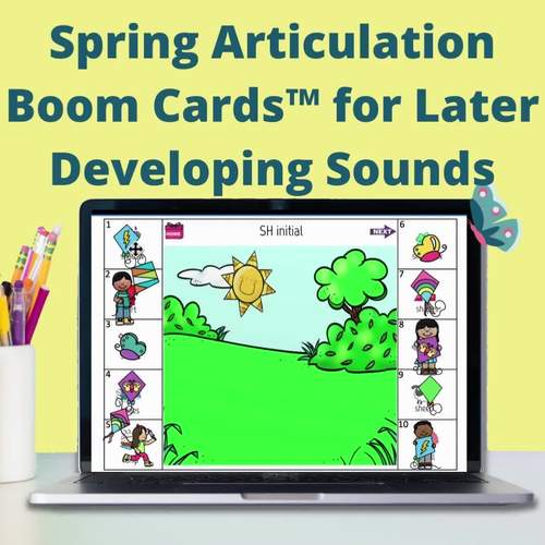 Spring Articulation NO PREP Boom Cards™ Build a Scene later developing ...