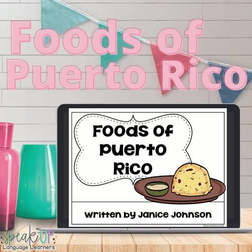 Foods of Puerto Rico Reading & Activities | Print & Boom Cards w Audio ...